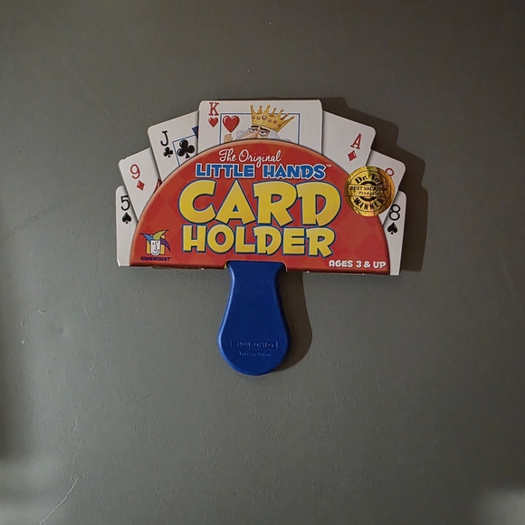 Toys | Little Hands Card Holder With Blue Handle | Poshmark